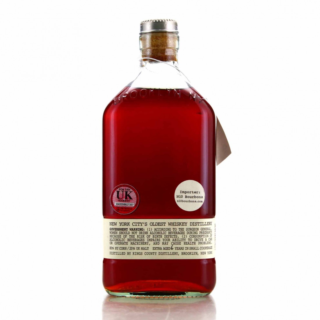 Kings County 6 Year Old Single Barrel Straight Bourbon #3900 | Whisky Auctioneer
