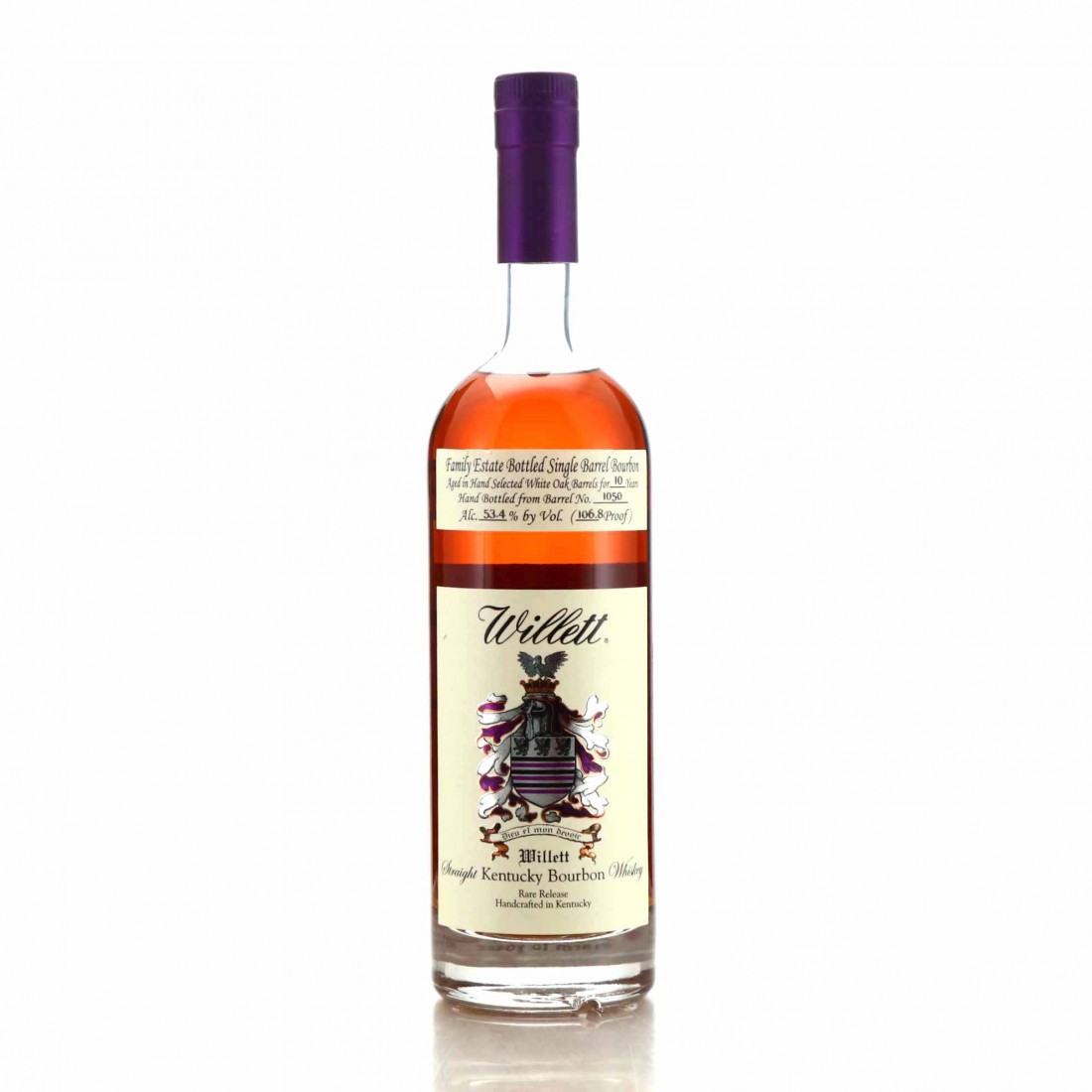 Willett Family Estate 10 Year Old Single Barrel Bourbon #1050 70cl ...
