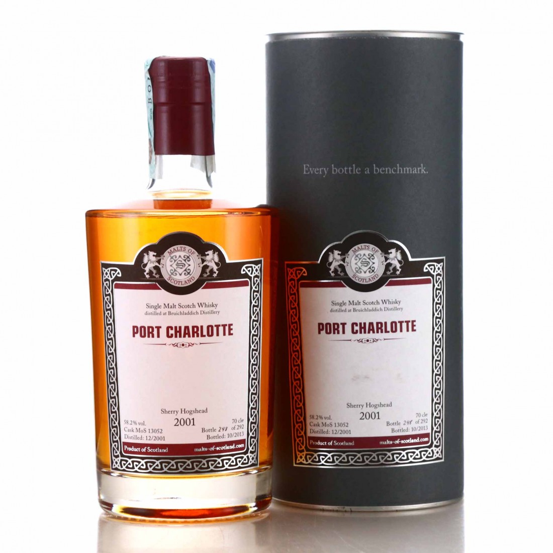 Port Charlotte 2001 Malts of Scotland Sherry Hogshead | Whisky Auctioneer