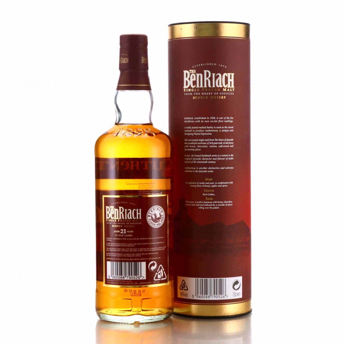 Benriach Authenticus 21 Year Old Peated | Whisky Auctioneer