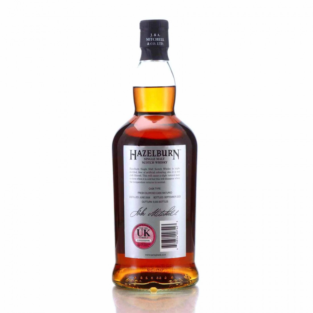Hazelburn 2008 Oloroso Cask 15 Year Old | Whisky Auctioneer