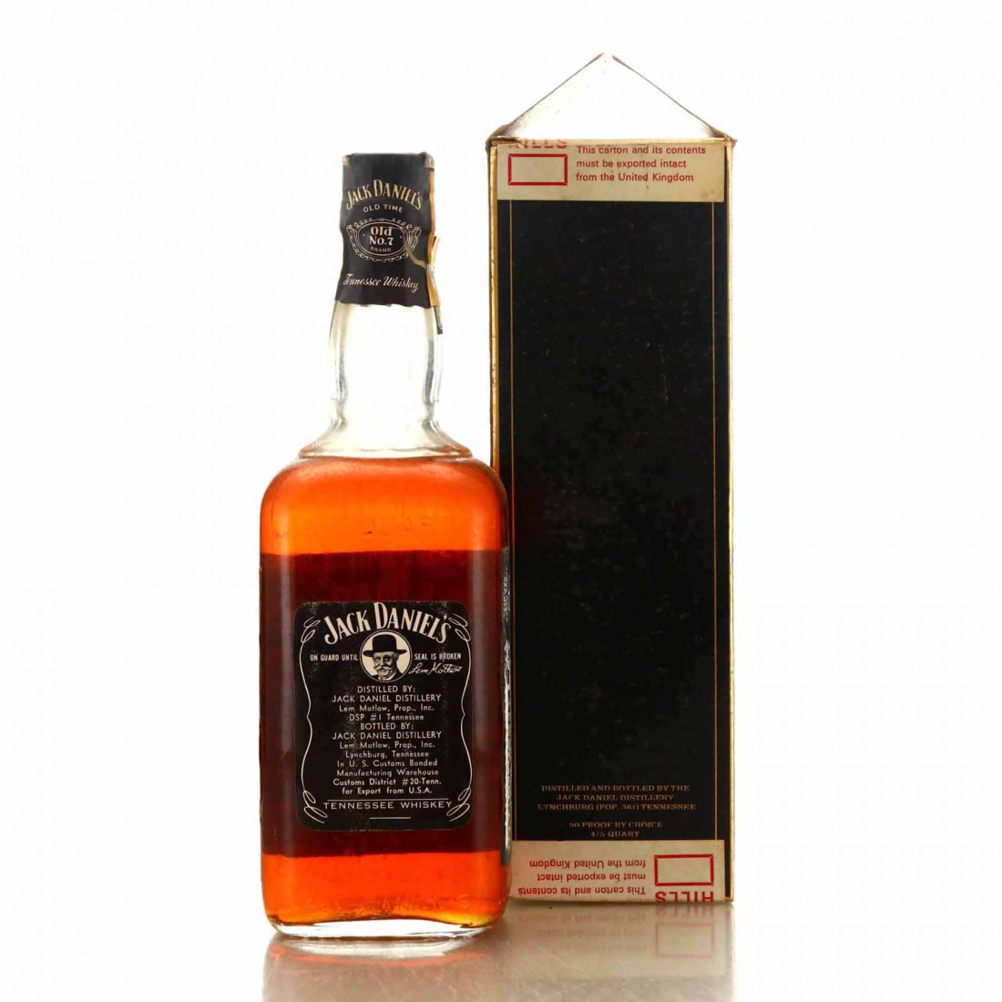 Jack Daniel's Old No.7 Brand 78 Imperial Proof 1971 | Whisky Auctioneer