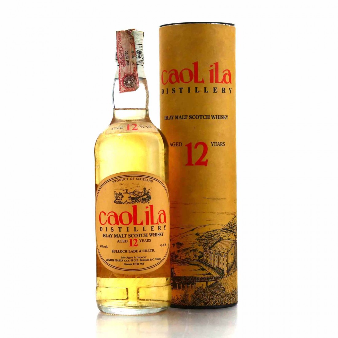 Caol Ila 12 Year Old Bulloch Lade 1980s / Zenith Import | Whisky Auctioneer