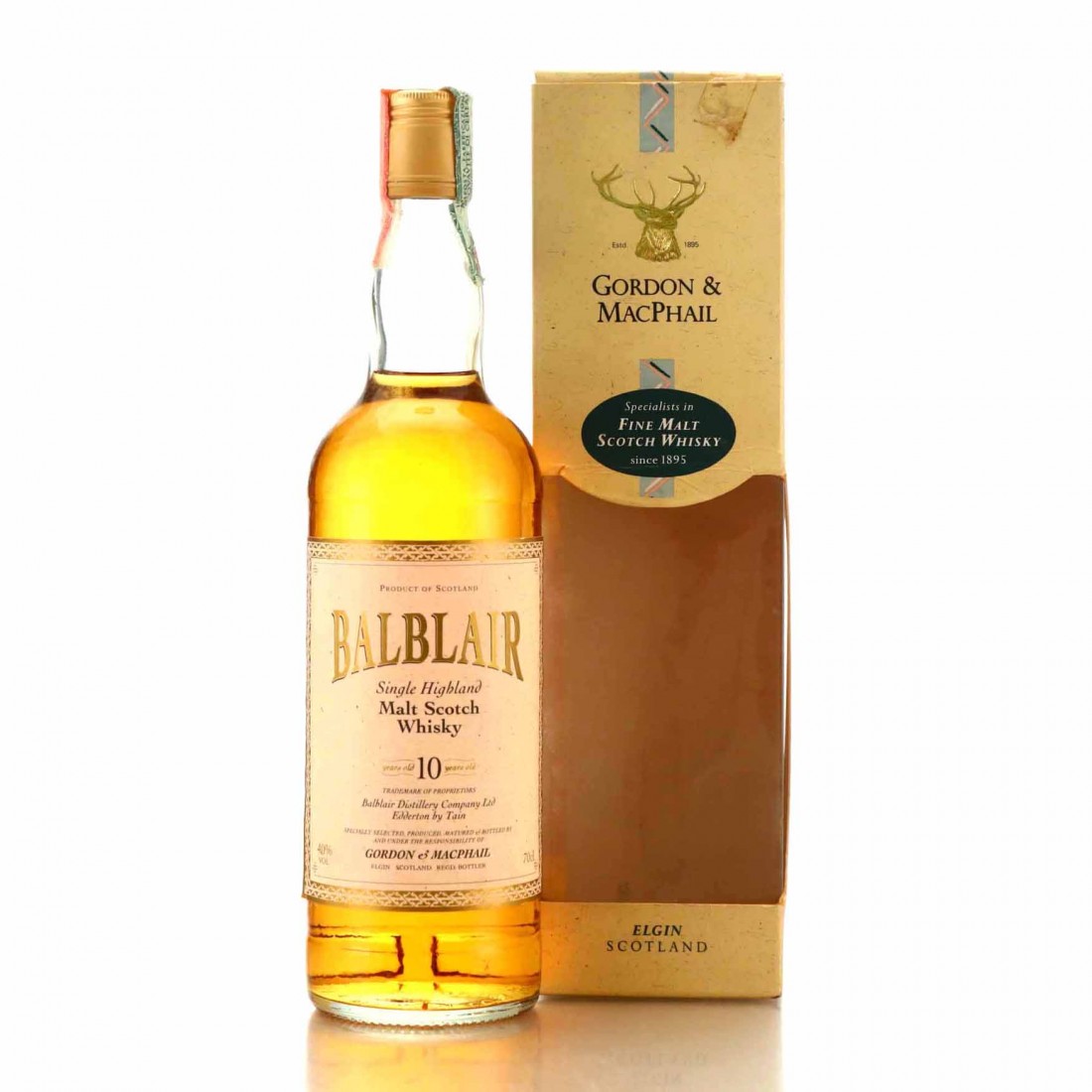 Balblair 10 Year Old Gordon and MacPhail 1990s | Whisky Auctioneer