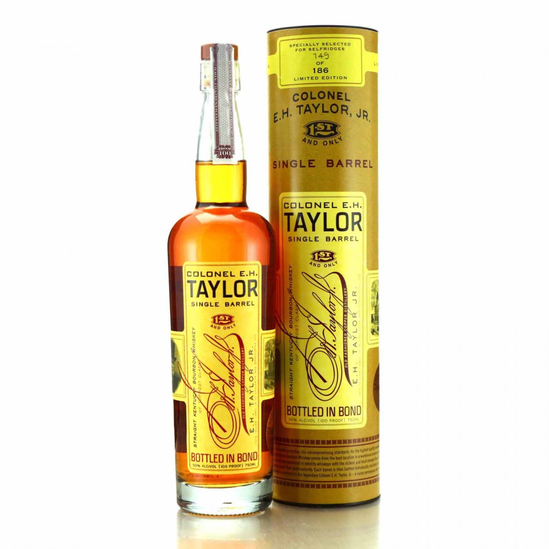 Colonel E.H. Taylor Single Barrel Bourbon 2023 / Selfridges | Whisky ...
