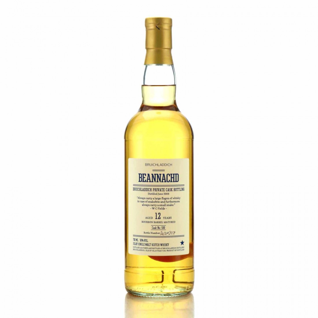 Bruichladdich 2006 Private Cask 12 Year Old #530 / Beannachd | Whisky ...