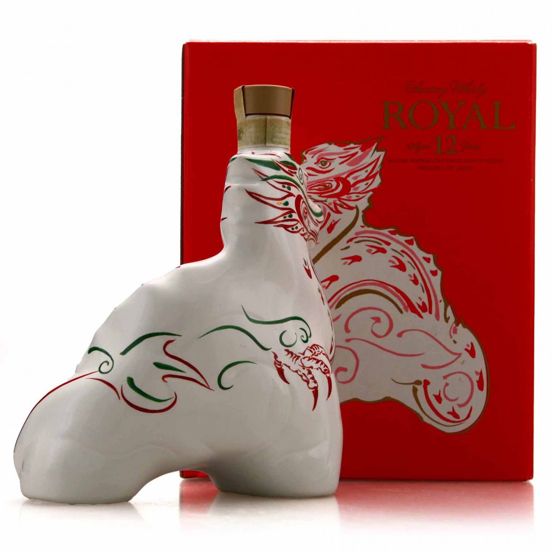 Suntory 12 Year Old Royal Decanter 60cl / Year of the Dragon 2000 ...
