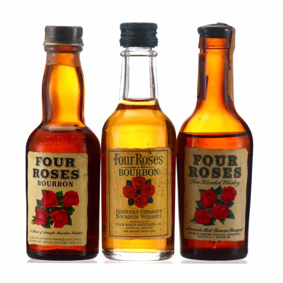 Four Roses Miniature x 3 | Whisky Auctioneer
