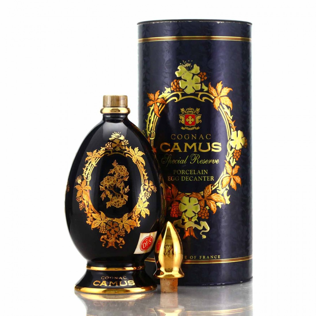 Camus Special Reserve 35cl / Porcelain Egg Decanter | Whisky Auctioneer