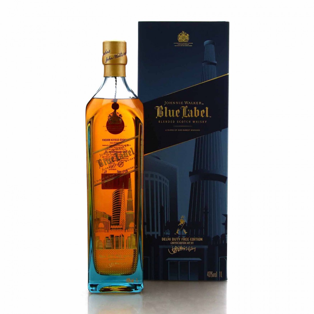 Johnnie Walker Blue Label Delhi Duty Free Edition 1 Litre | Whisky ...