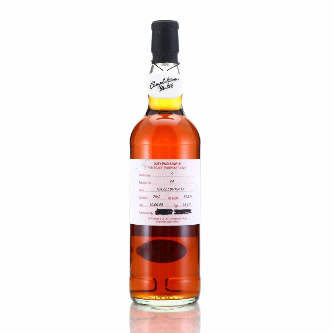 Hazelburn 2008 Duty Paid Sample 15 Year Old / Fresh Sherry | Whisky ...