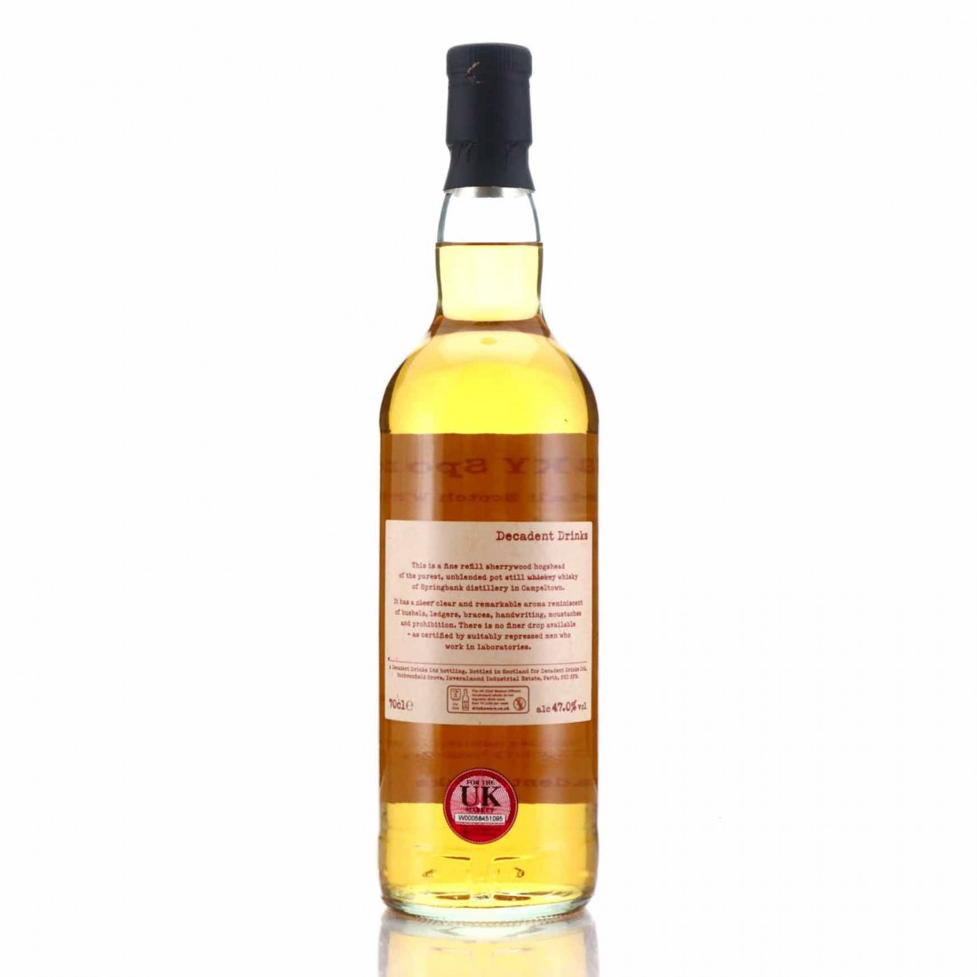 Springbank 1994 Whisky Sponge 27 Year Old Edition No.60a | Whisky ...