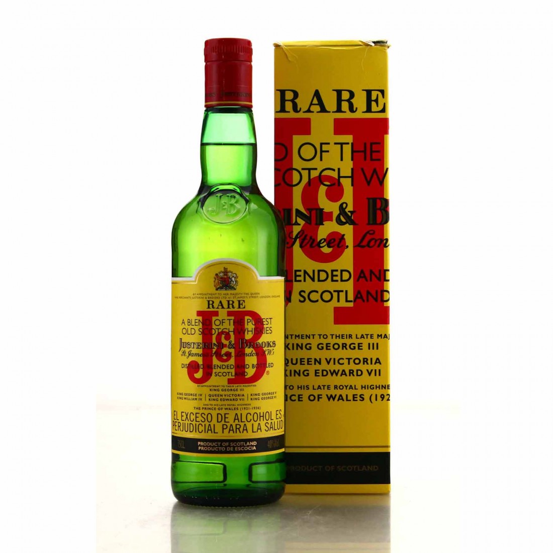 J&B Rare Scotch Whisky 75cl / Columbian Import | Whisky Auctioneer