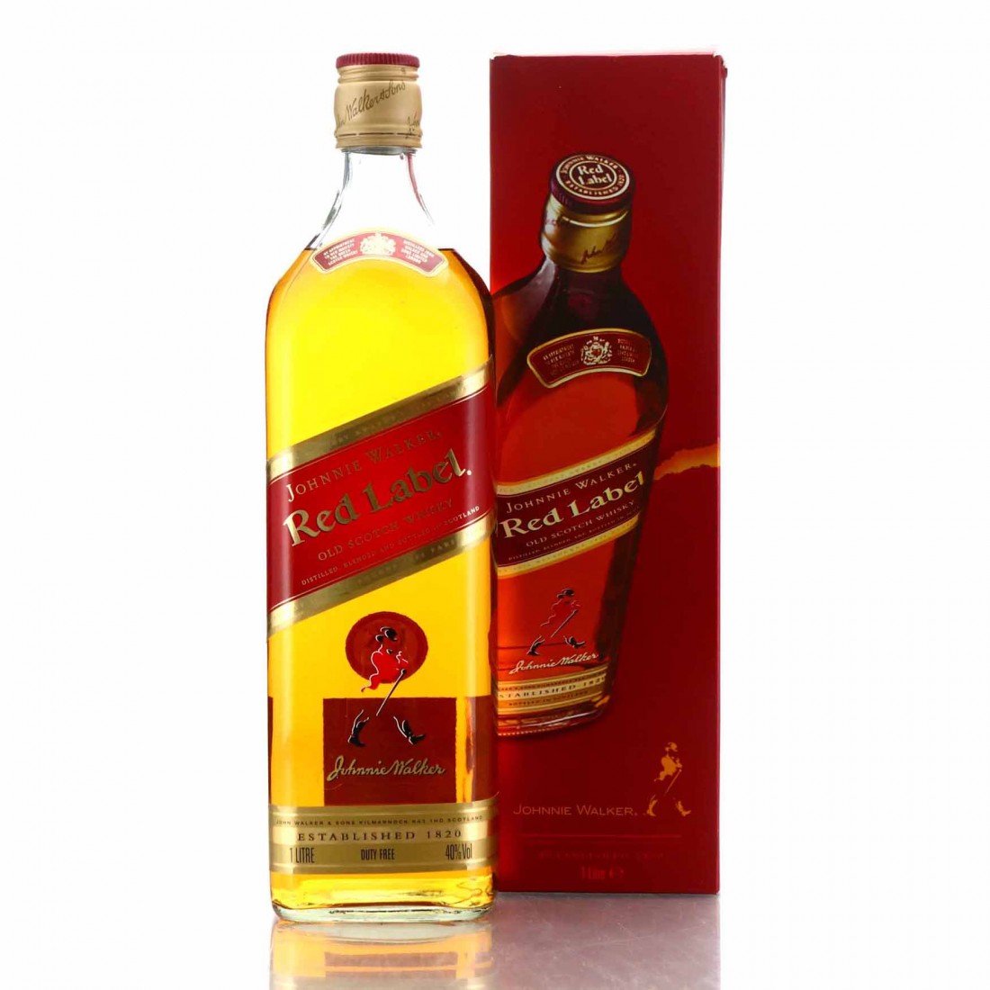 Johnnie Walker Red Label 1 Litre 1990s | Whisky Auctioneer
