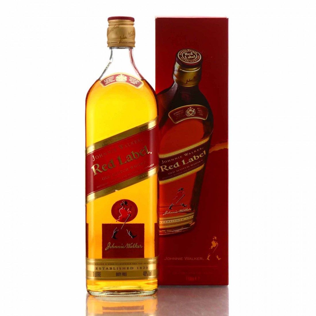 Johnnie Walker Red Label 1 Litre 1990s | Whisky Auctioneer