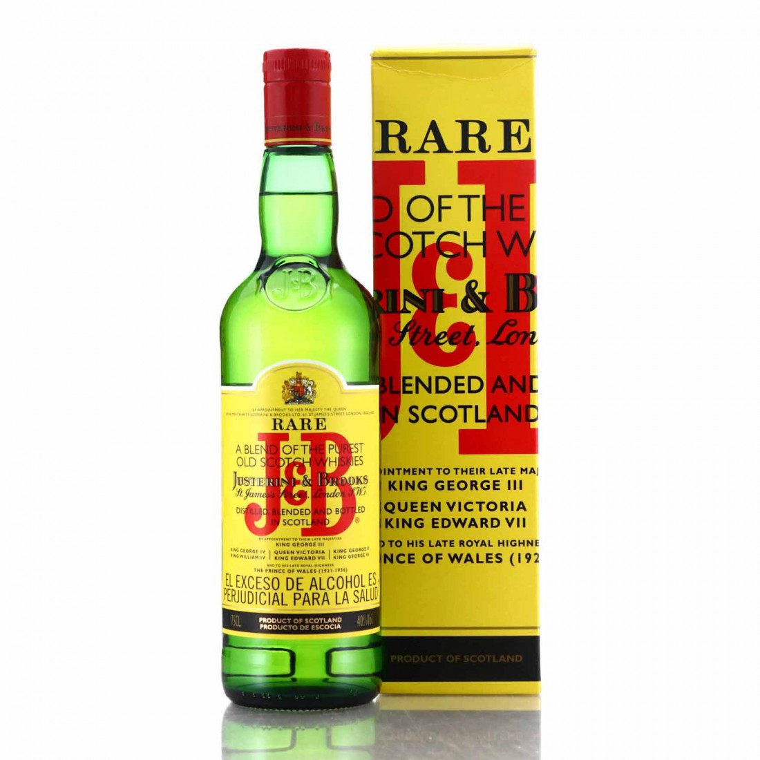 J&B Rare Scotch Whisky 75cl / Columbian Import | Whisky Auctioneer