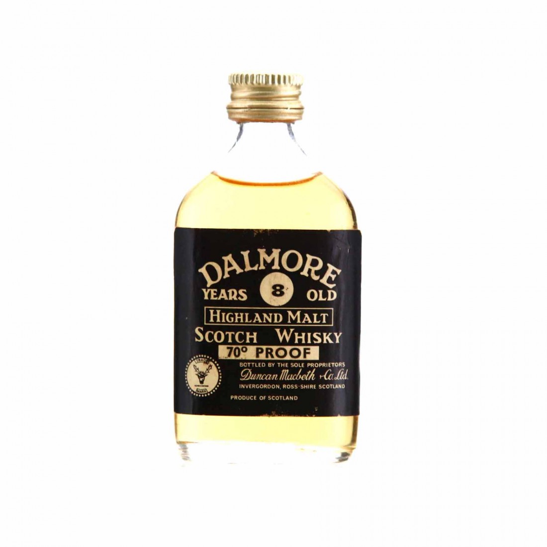 Dalmore 8 Year Old Miniature 1960s | Whisky Auctioneer