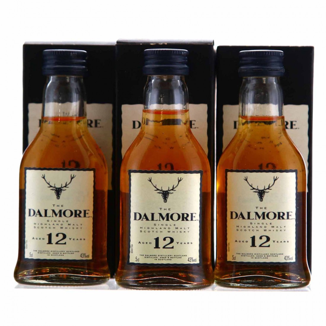Dalmore 12 Year Old Miniature pre-2007 x 3 | Whisky Auctioneer
