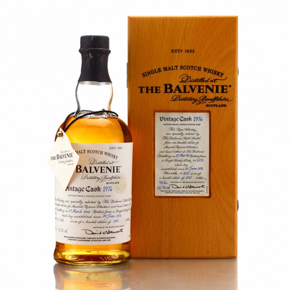 Balvenie 1976 Vintage Cask #6570 | Whisky Auctioneer