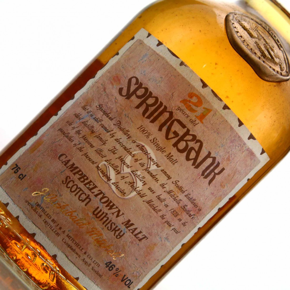 Springbank 21 Year Old J. Archibald Mitchell 75cl | Whisky Auctioneer