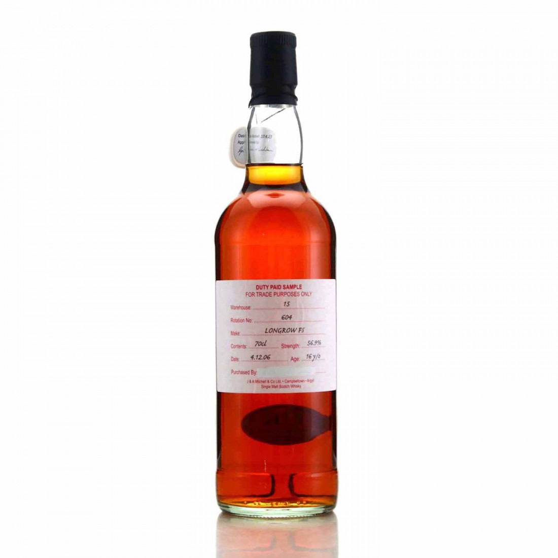 Longrow 2006 Duty Paid Sample 16 Year Old / Fresh Sherry | Whisky ...