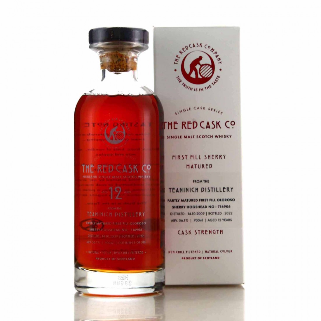 Teaninich 2009 The Red Cask Co. 12 Year Old | Whisky Auctioneer