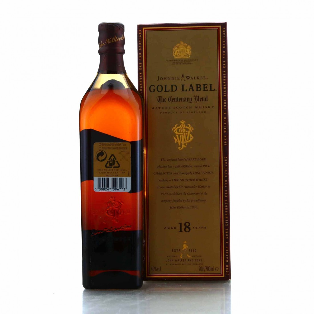Johnnie Walker Gold Label Centenary Blend 18 Year Old | Whisky Auctioneer