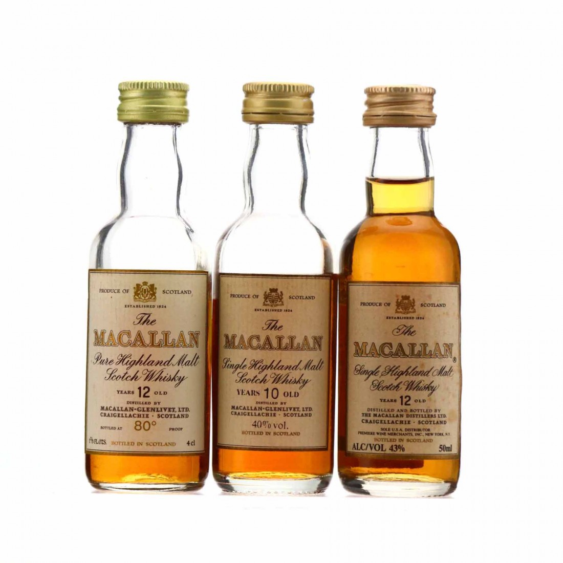 Macallan Miniatures x 3 | Whisky Auctioneer