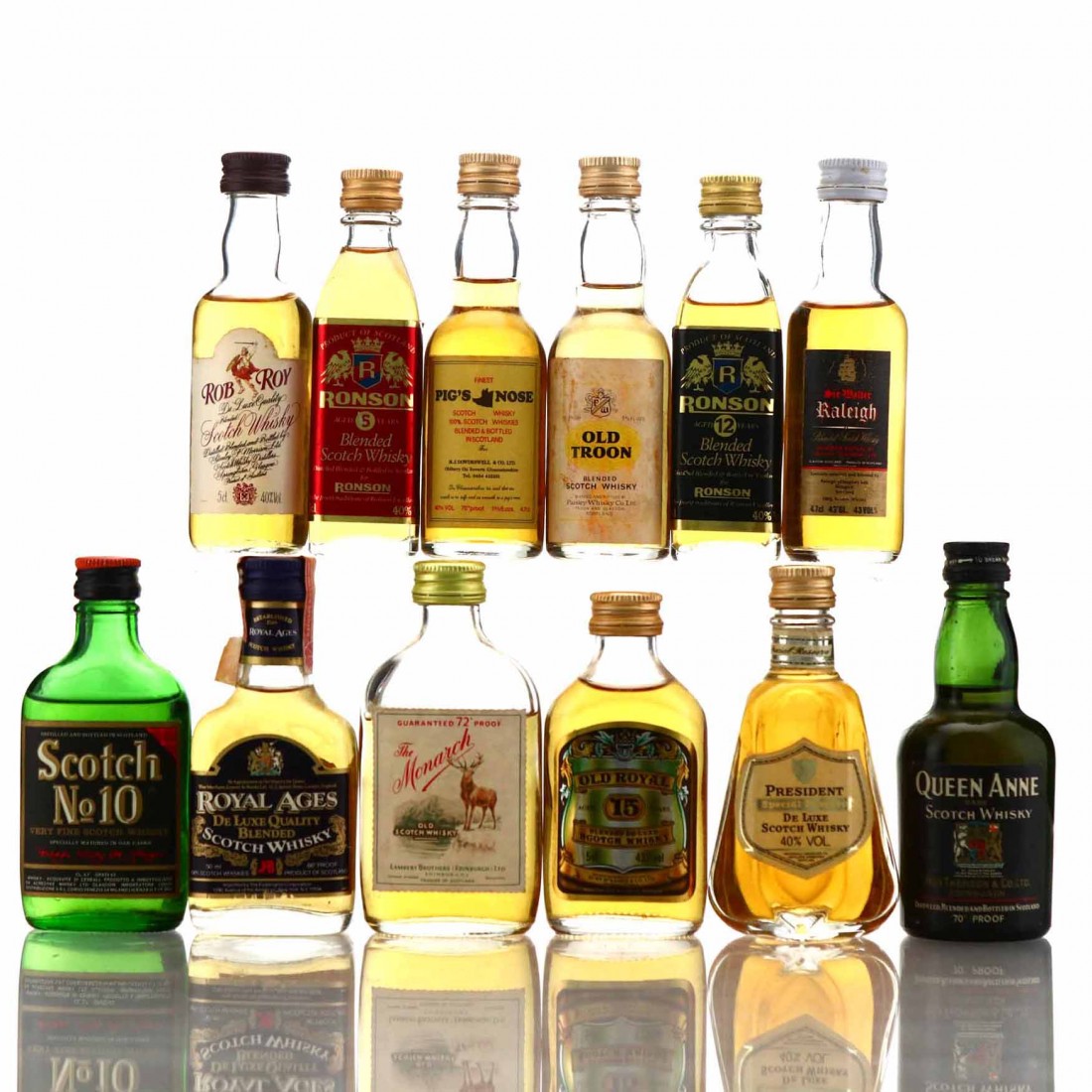 Scotch Whisky Miniature x 12 | Whisky Auctioneer
