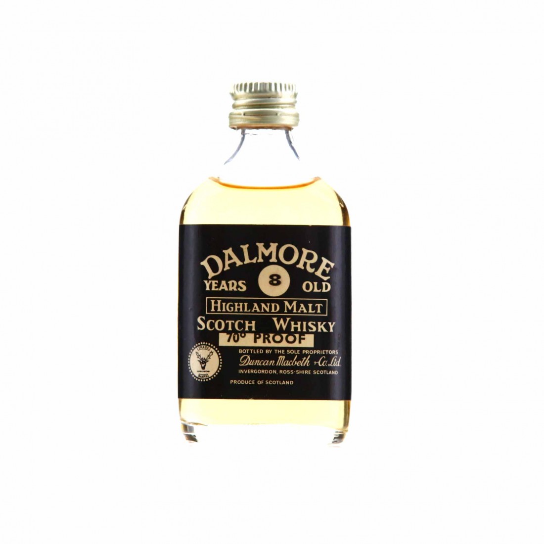 Dalmore 8 Year Old Miniature 1960s | Whisky Auctioneer