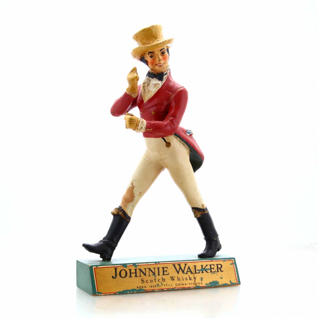 Johnnie Walker Striding Man Figure circa 1920s | Whisky Auctioneer