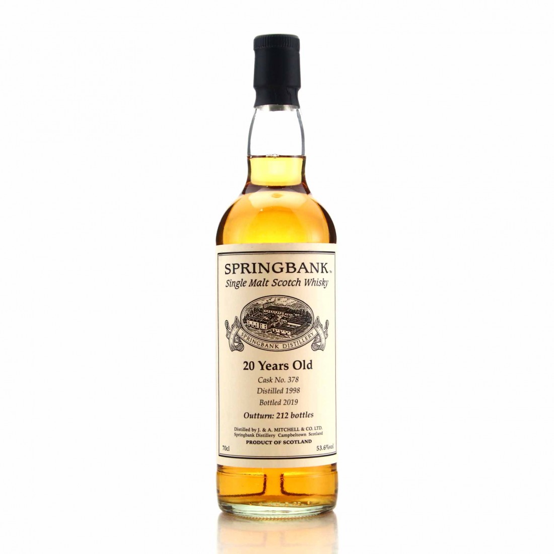 Springbank 1998 Private Cask 20 Year Old #378 | Whisky Auctioneer