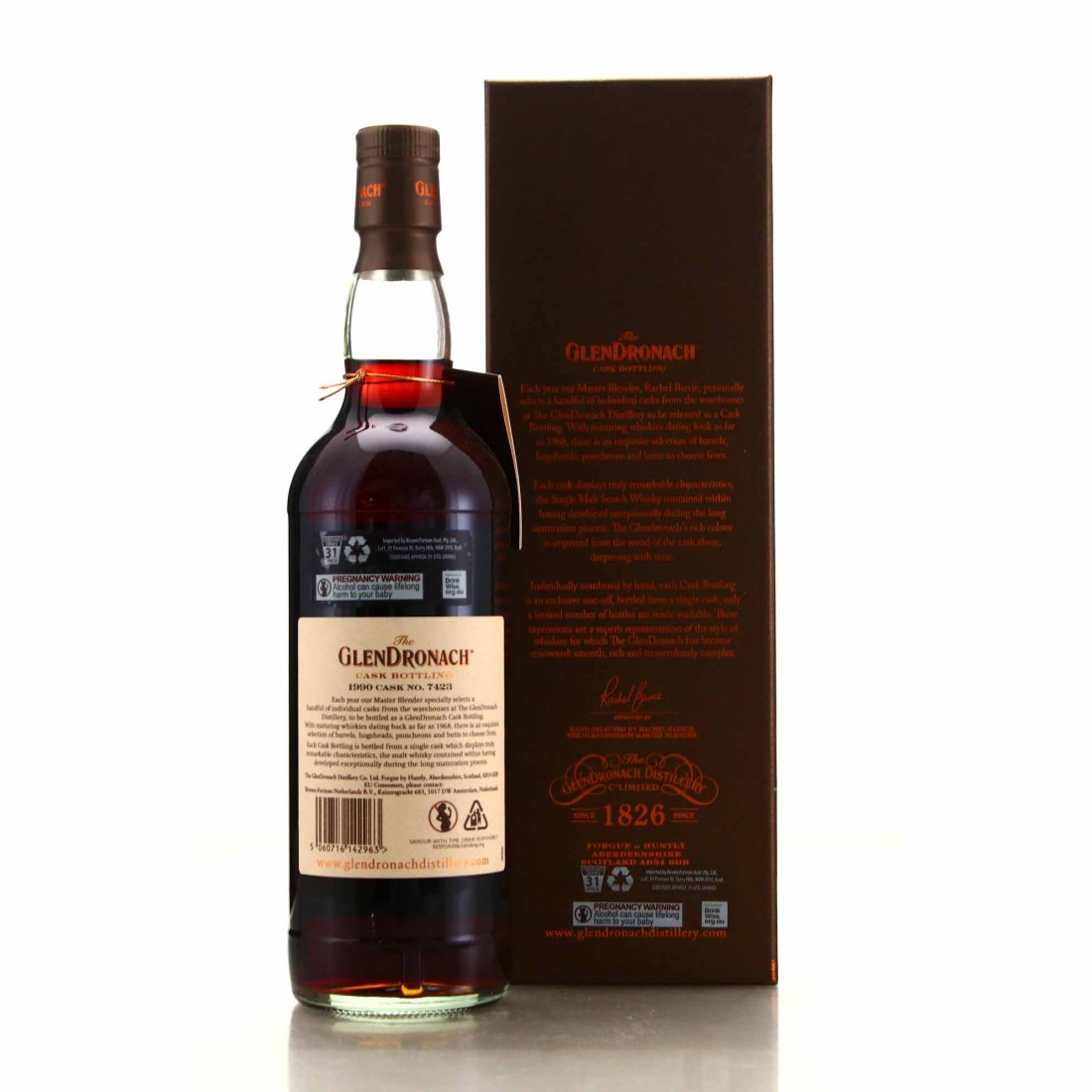Glendronach 1990 Single PX Cask 31 Year Old #7423 / Batch 19 | Whisky ...