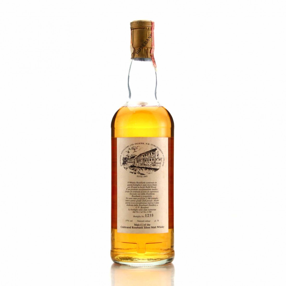 Rosebank 20 Year Old Distillers Agency Full Proof 1980s / Zenith Import ...