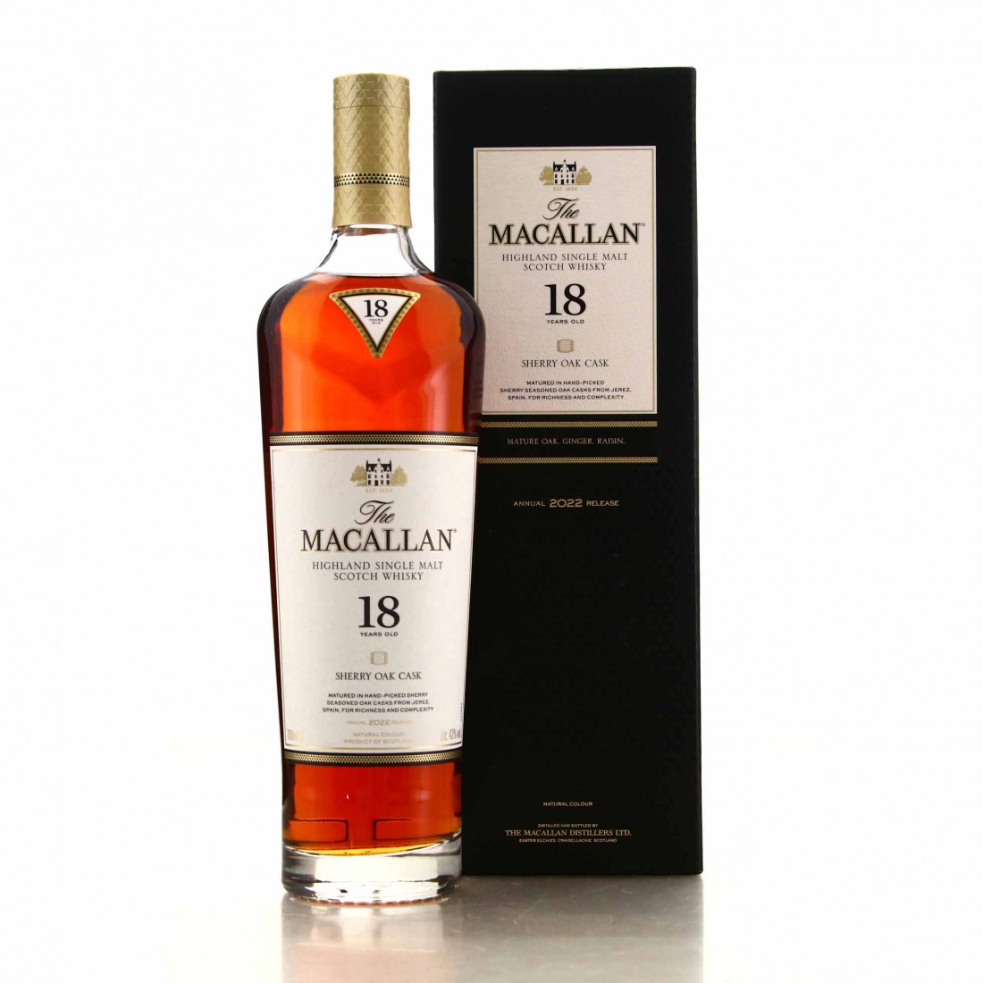 Macallan 18 Year Old Sherry Oak 2022 Release | Whisky Auctioneer
