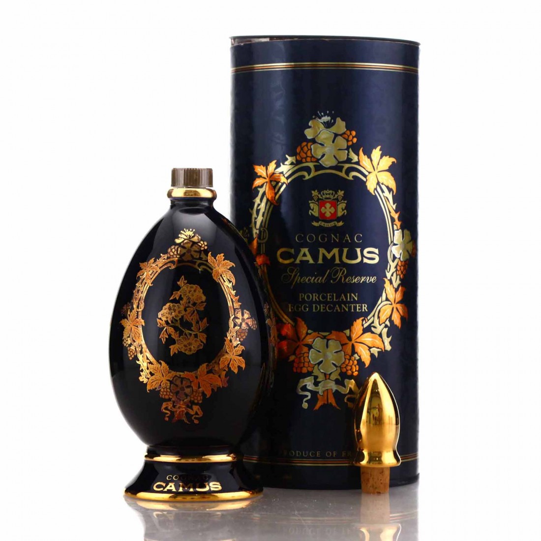 Camus Special Reserve 35cl / Porcelain Egg Decanter | Whisky Auctioneer