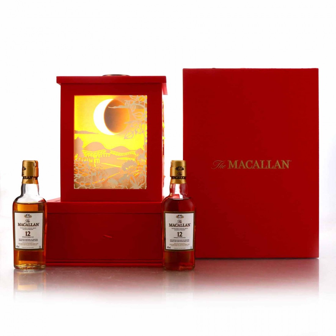 Macallan 12 Year Old Sherry Oak Miniature Lantern Gift Set | Whisky ...