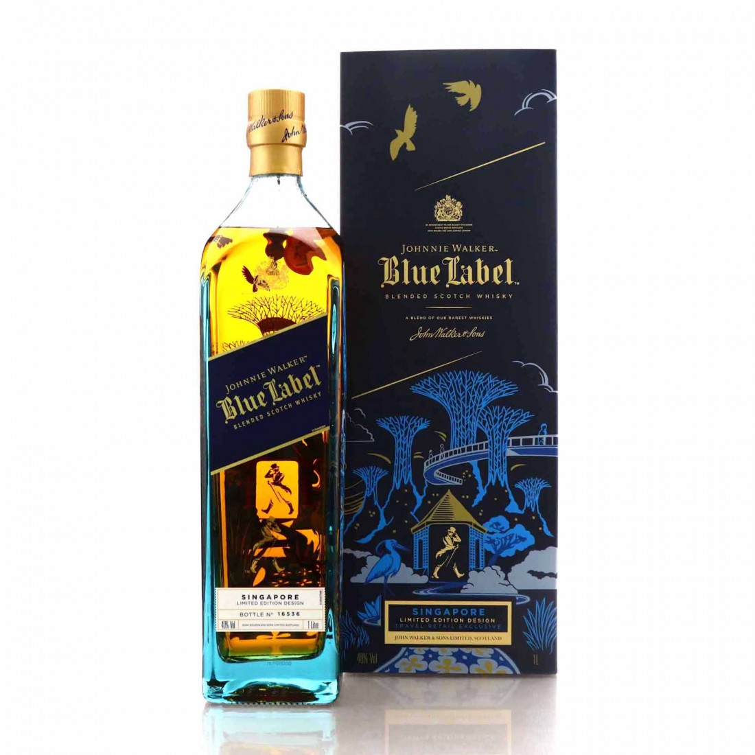 Johnnie Walker Blue Label 1 Litre / Singapore Limited Edition | Whisky ...