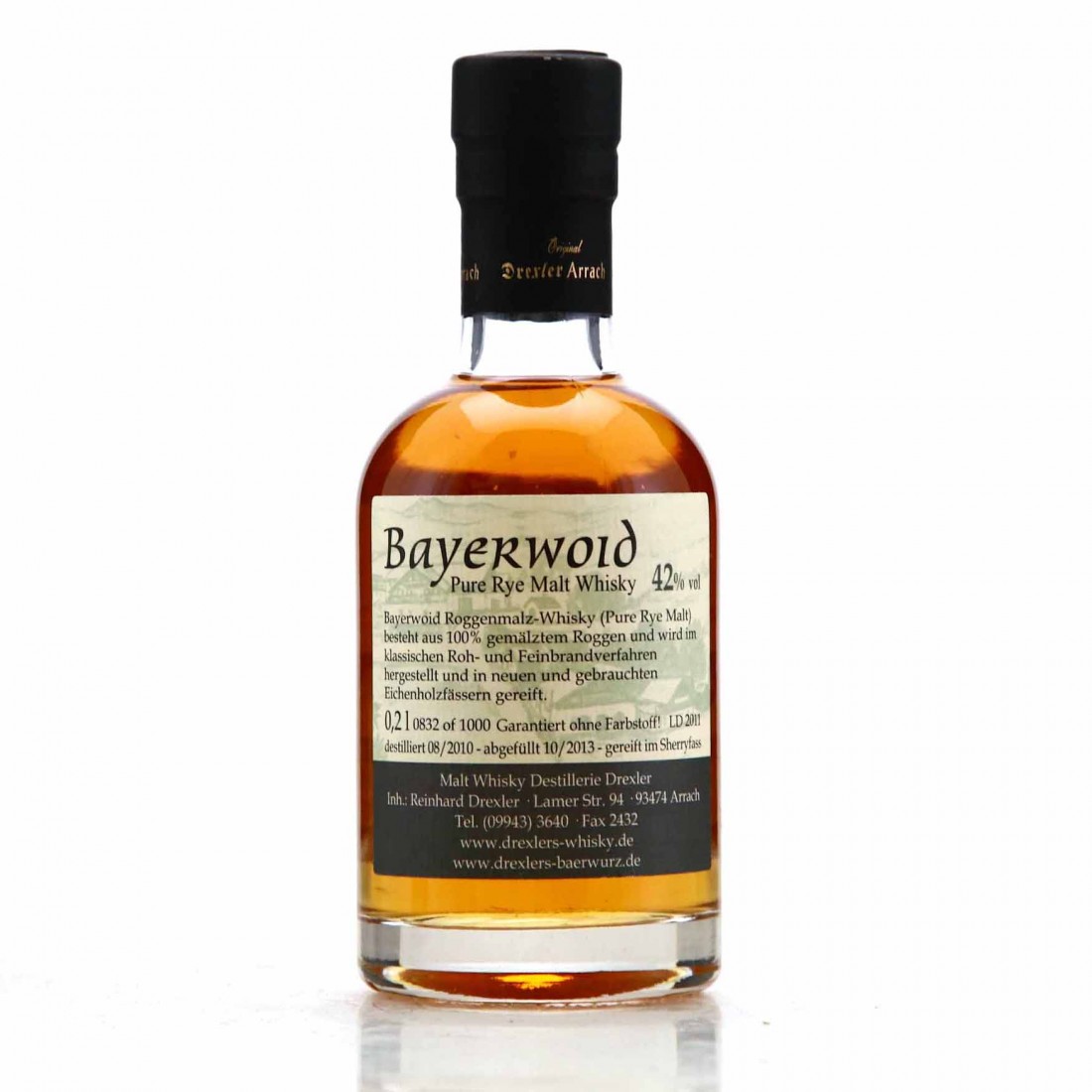 Bayerwoid Pure Rye Malt Whisky 20cl | Whisky Auctioneer
