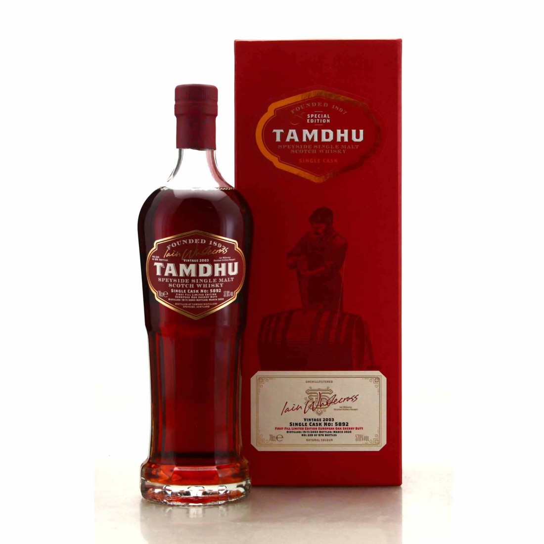 Tamdhu 2003 Single Sherry Cask #5892 | Whisky Auctioneer