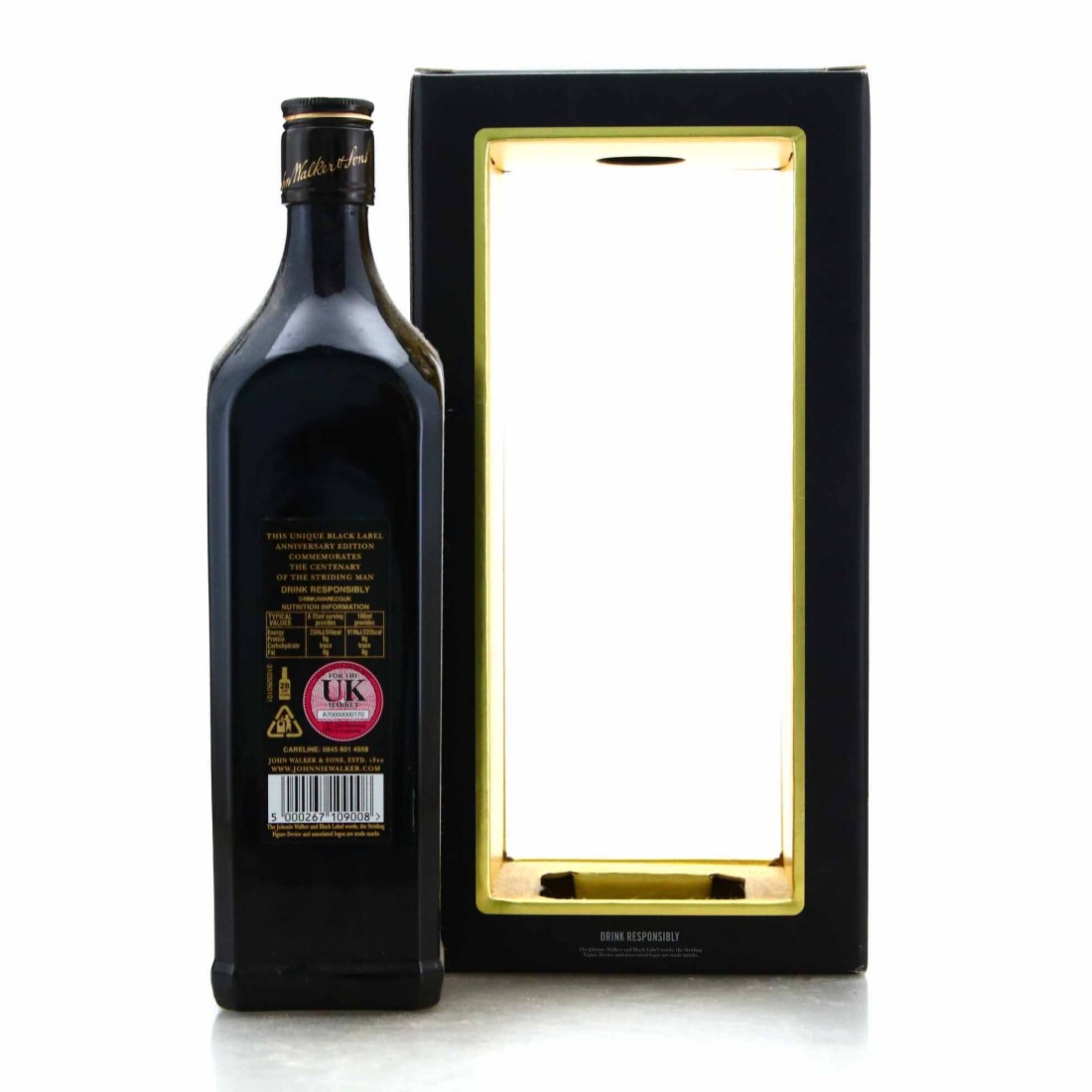 Johnnie Walker Black Label 12 Year Old Anniversary Edition / 100 Years ...