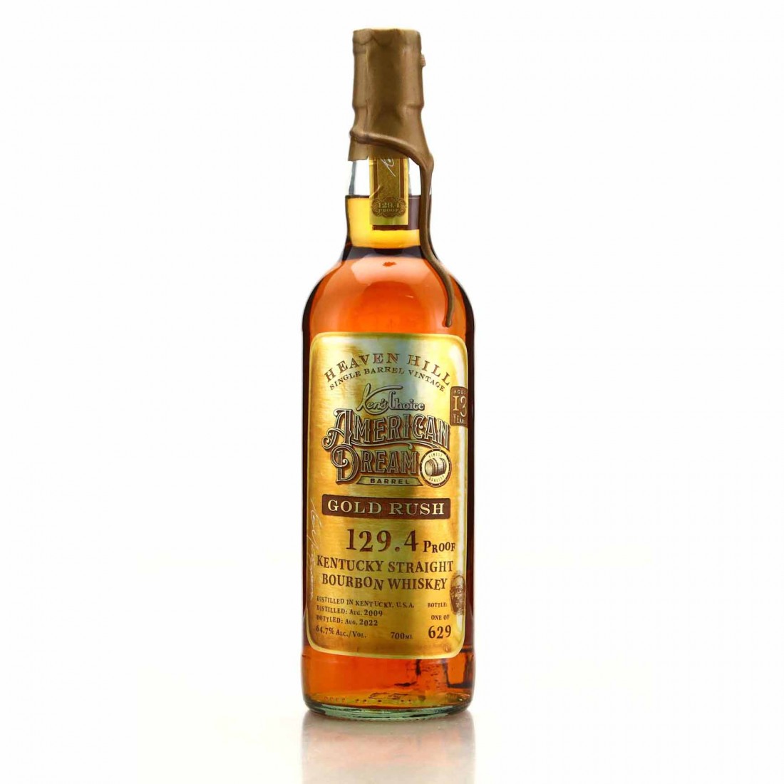 Heaven Hill 2009 Ken's Choice American Dream Barrel 13 Year Old 70cl ...