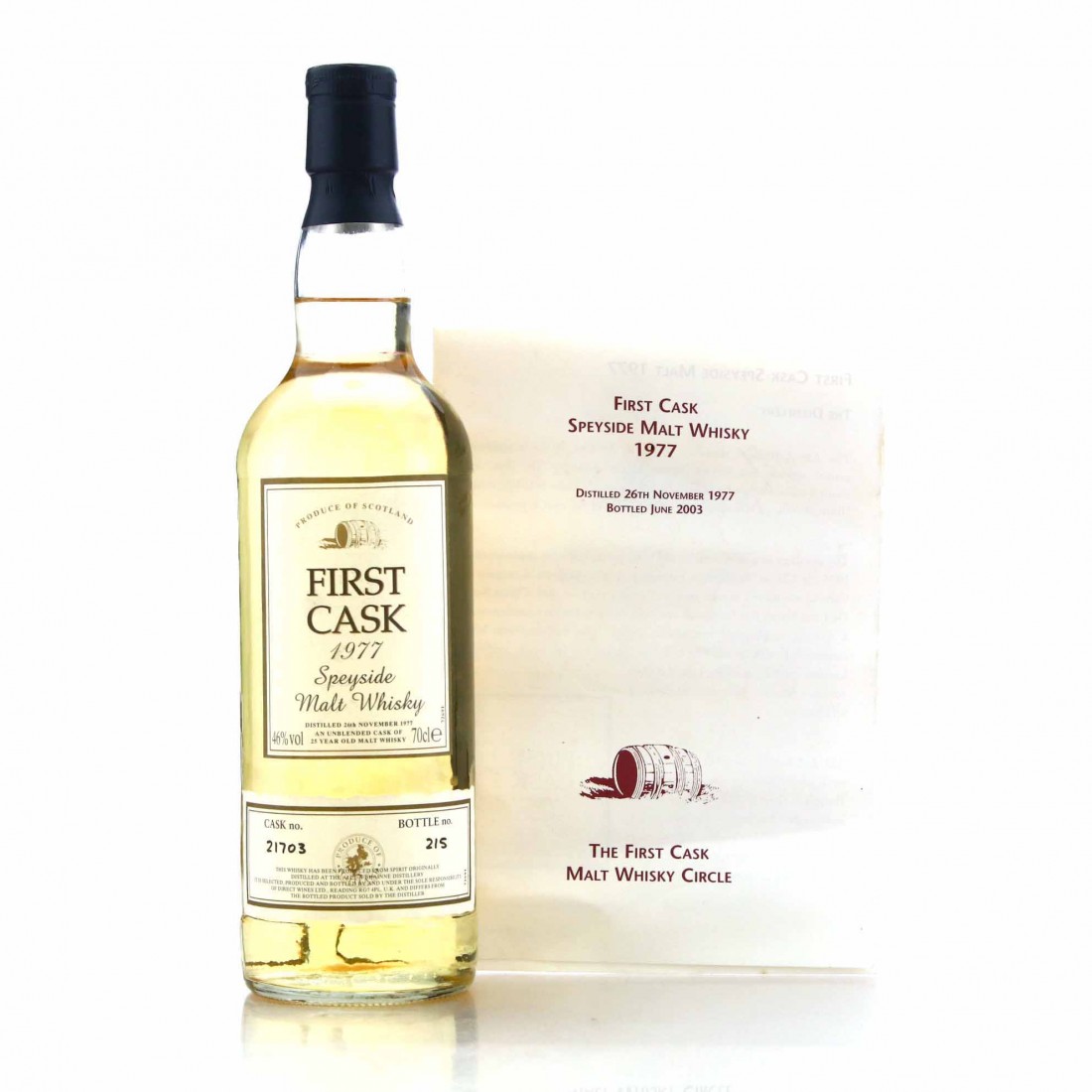 Allt A Bhainne 1977 First Cask 25 Year Old 21703 Whisky Auctioneer