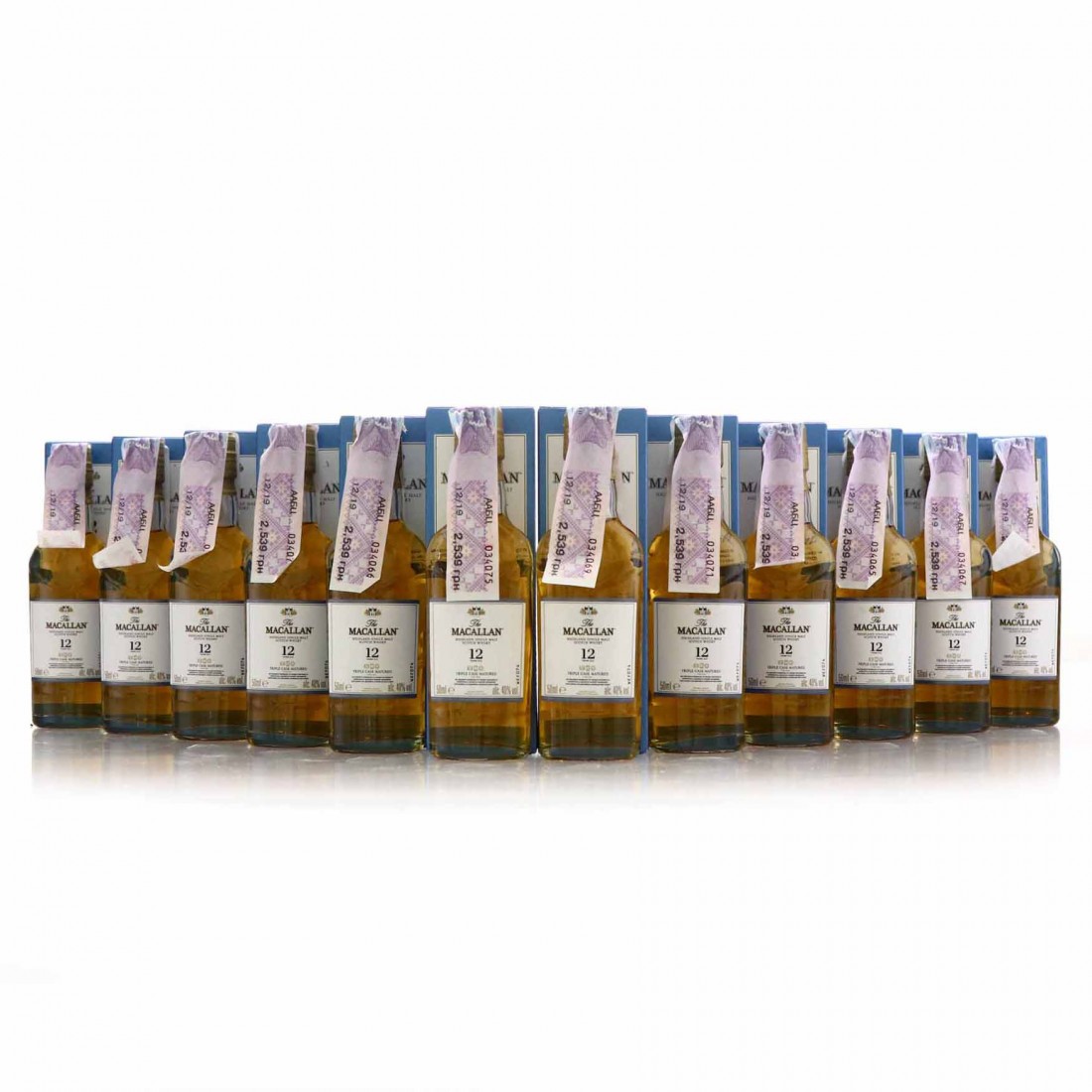 Macallan 12 Year Old Triple Cask Miniature x 12 / Case | Whisky Auctioneer