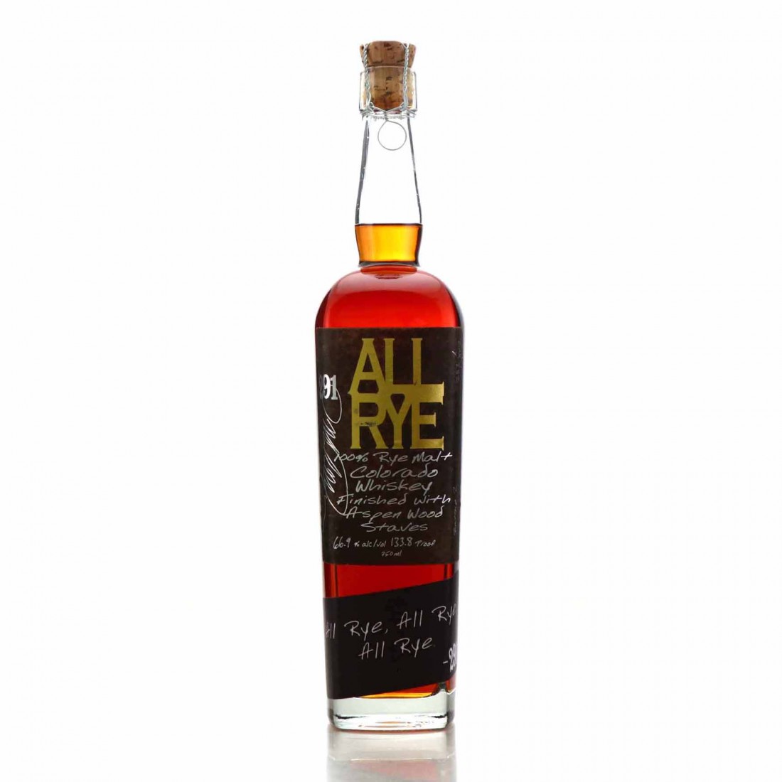 291 All Rye Aspen Wood Finish Colorado Rye | Whisky Auctioneer