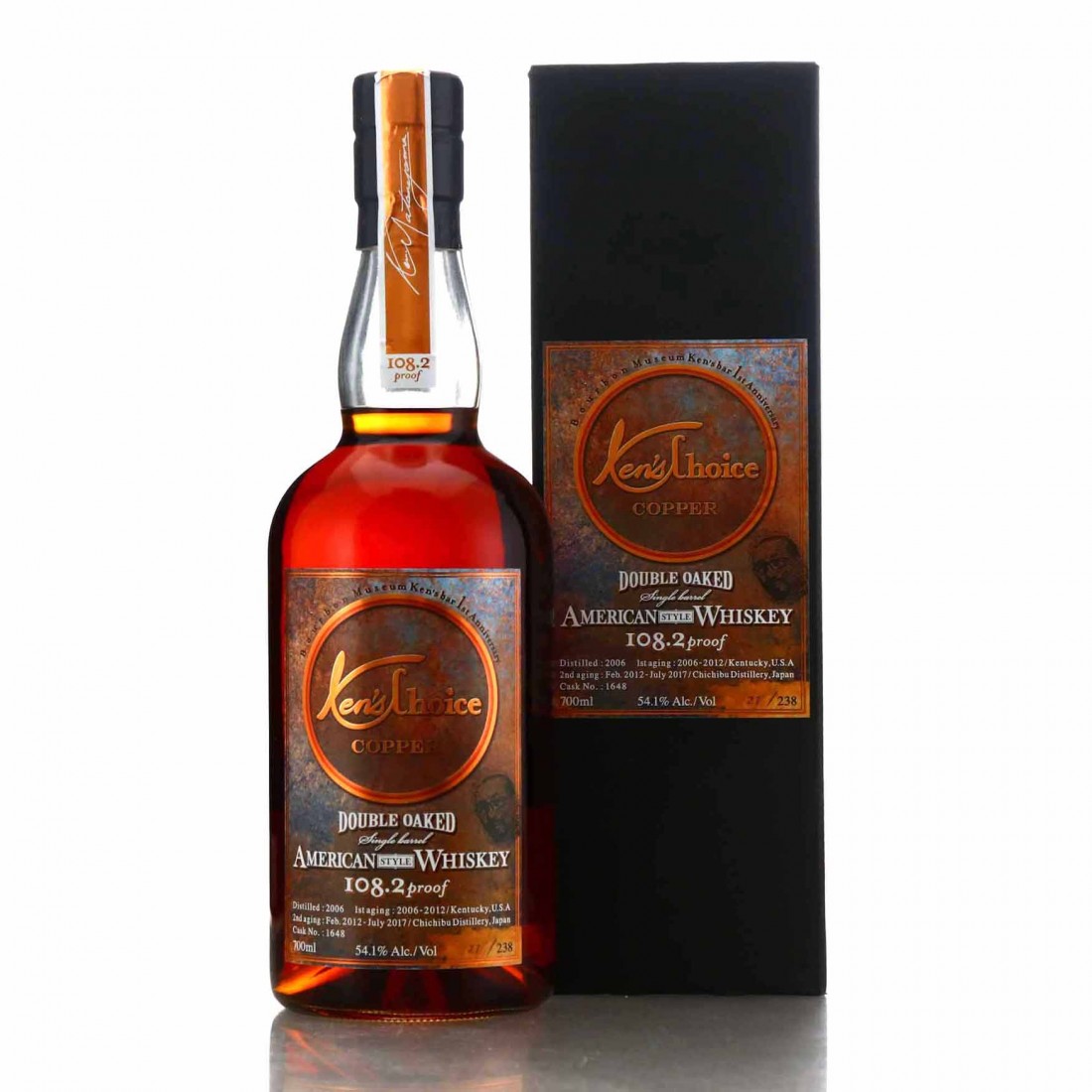 Ken's Choice 2006 Copper Double Oaked American Whiskey - Chichibu Cask ...