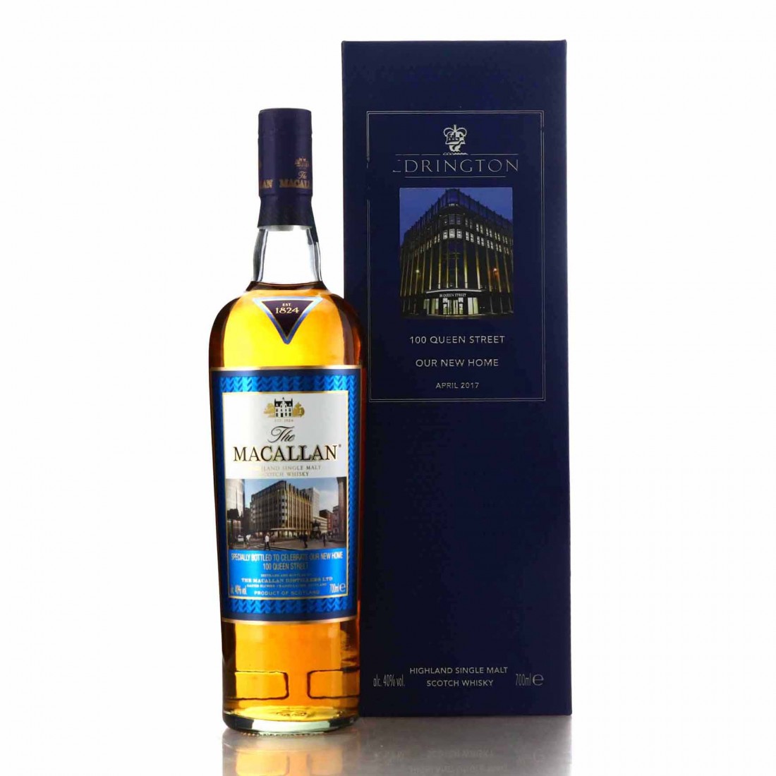 Macallan Welcome to 100 Queen Street / Edrington | Whisky Auctioneer