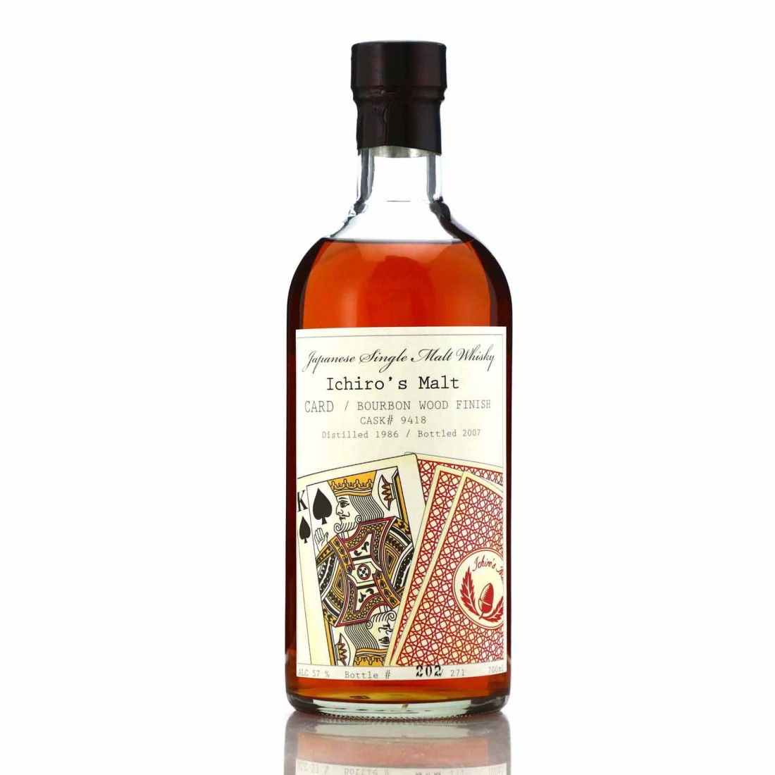 Hanyu 1986 Ichiro's Malt 'Card' #9418 / King of Spades | Whisky Auctioneer