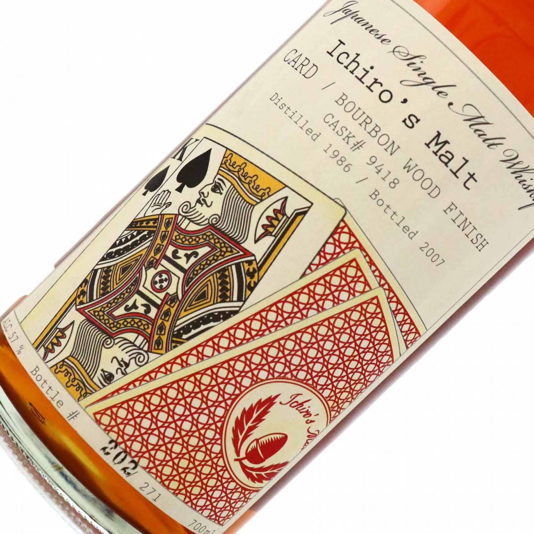 Hanyu 1986 Ichiro's Malt 'Card' #9418 / King of Spades | Whisky Auctioneer