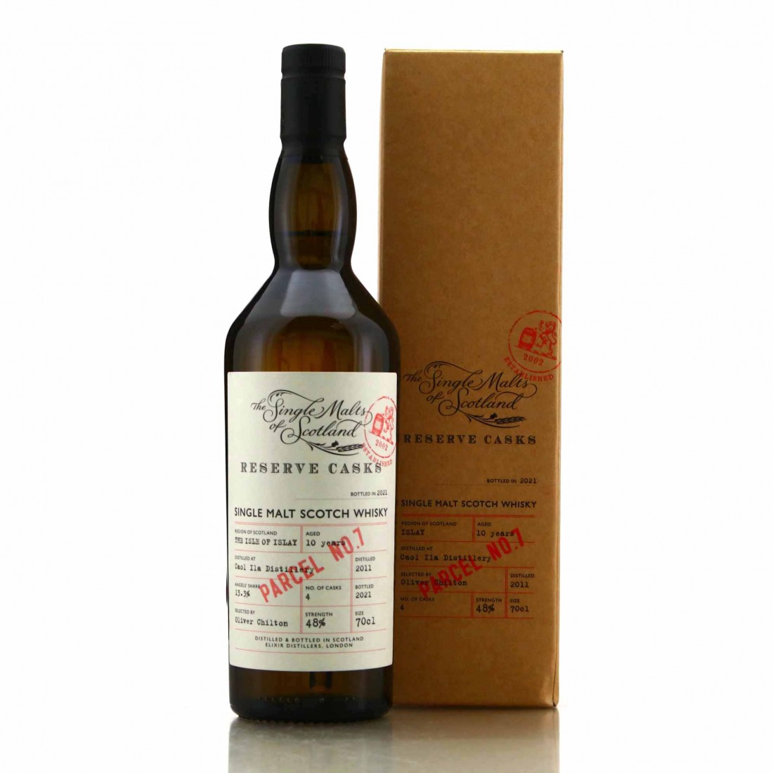 Caol Ila 2011 Single Malts of Scotland 10 Year Old Reserve Casks ...